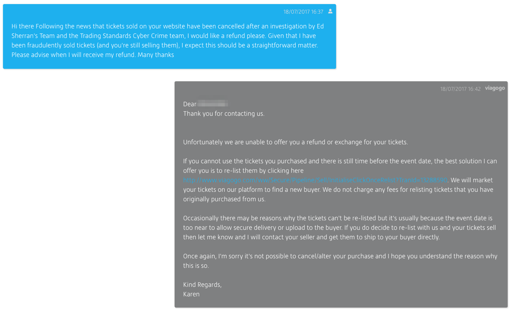 Is Viagogo a Scam? How do you get a refund from Viagogo for Invalid Ed ...