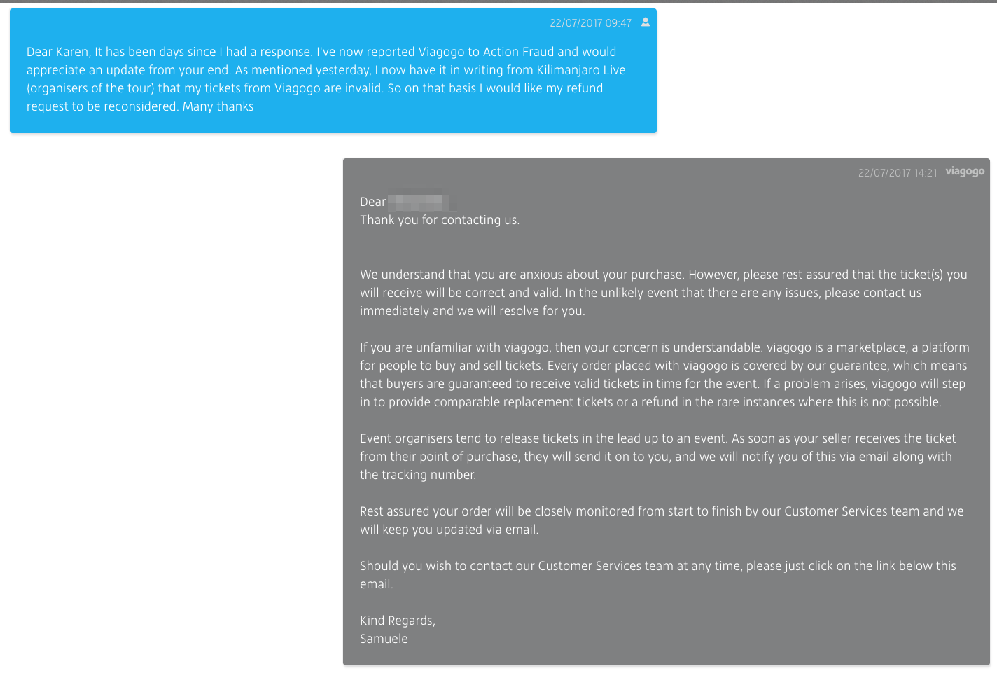 Is Viagogo a Scam? How do you get a refund from Viagogo for Invalid Ed ...