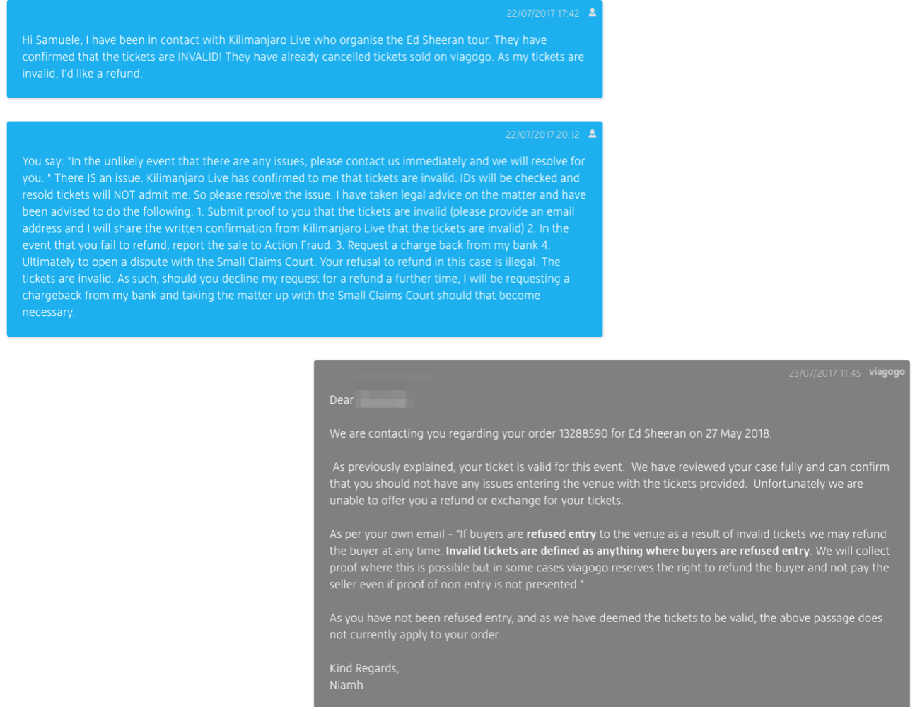 Is Viagogo a Scam? How do you get a refund from Viagogo for Invalid Ed ...
