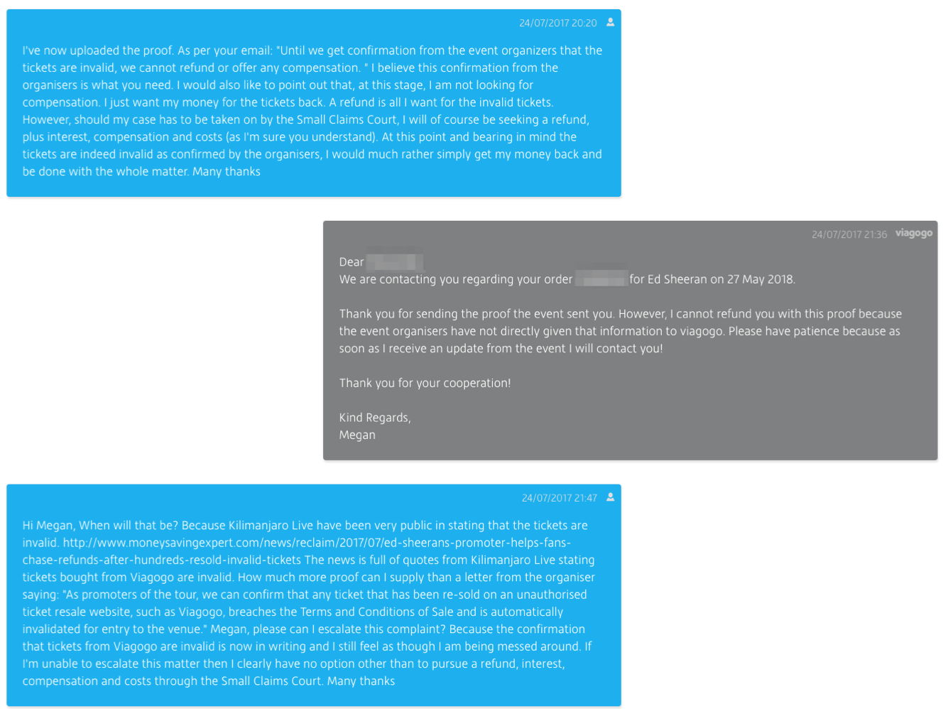 Is Viagogo a Scam? How do you get a refund from Viagogo for Invalid Ed ...