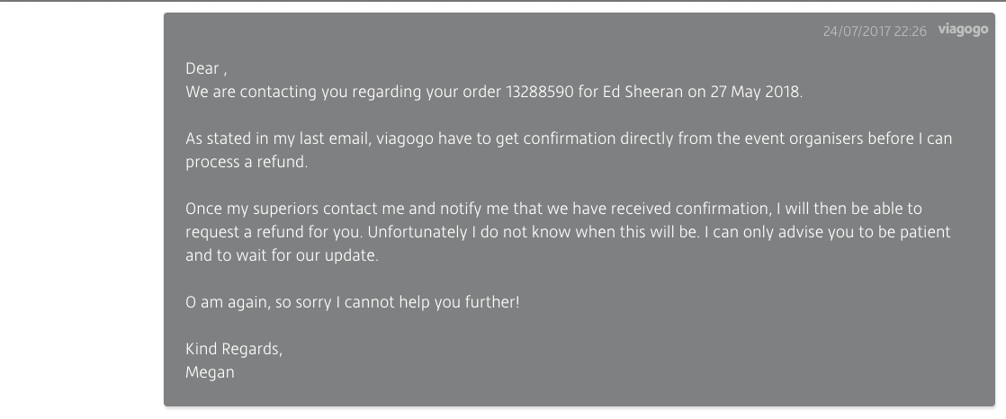 Is Viagogo a Scam? How do you get a refund from Viagogo for Invalid Ed ...
